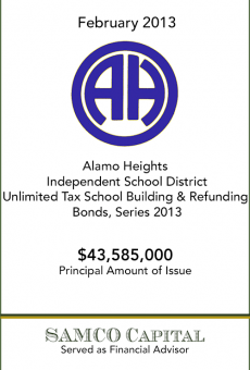 Transactions – SAMCO Capital Markets, Inc.