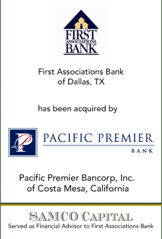 Transactions – SAMCO Capital Markets, Inc.