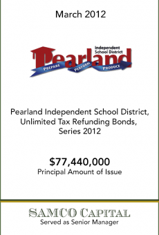 Transactions – SAMCO Capital Markets, Inc.